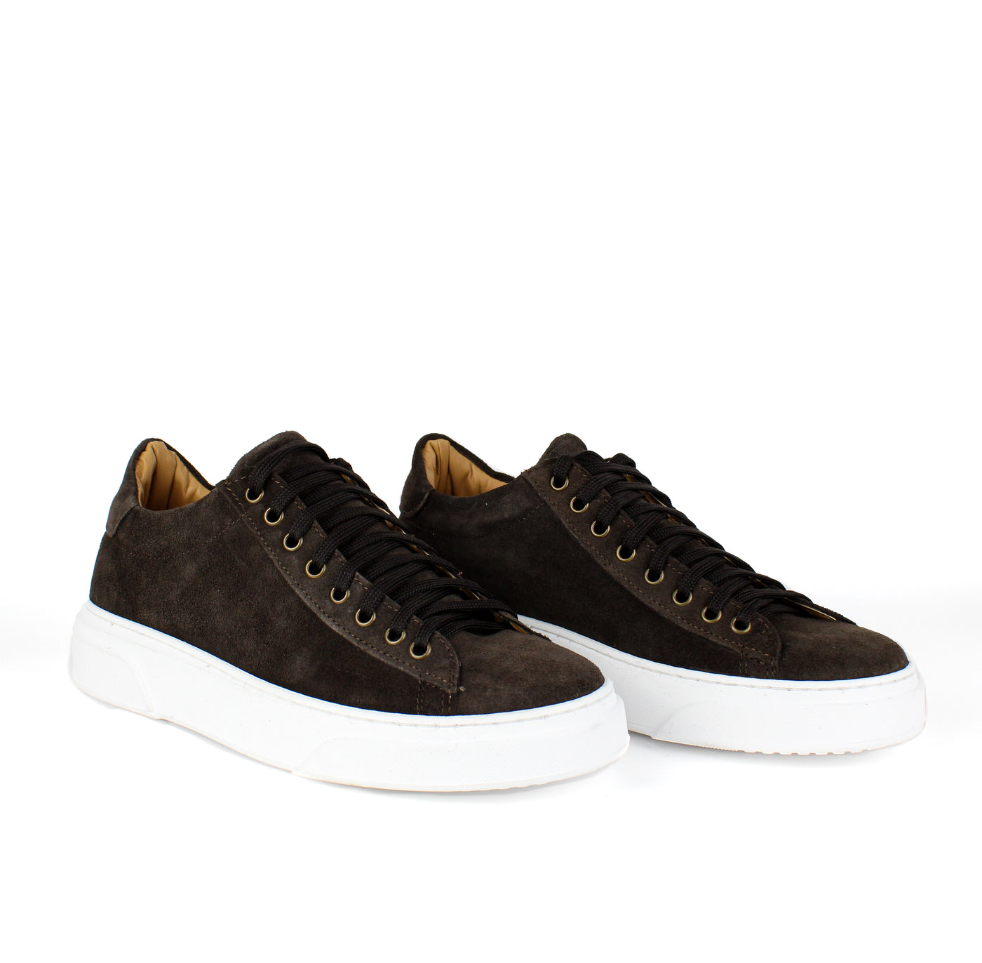 Sneakers Londra in Camoscio Testa di Moro – Fedele Calzature